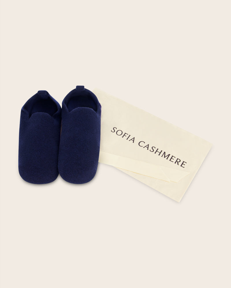 Cozy Slippers Made from Cashmere with Suede Sole | Sofia Cashmere ...